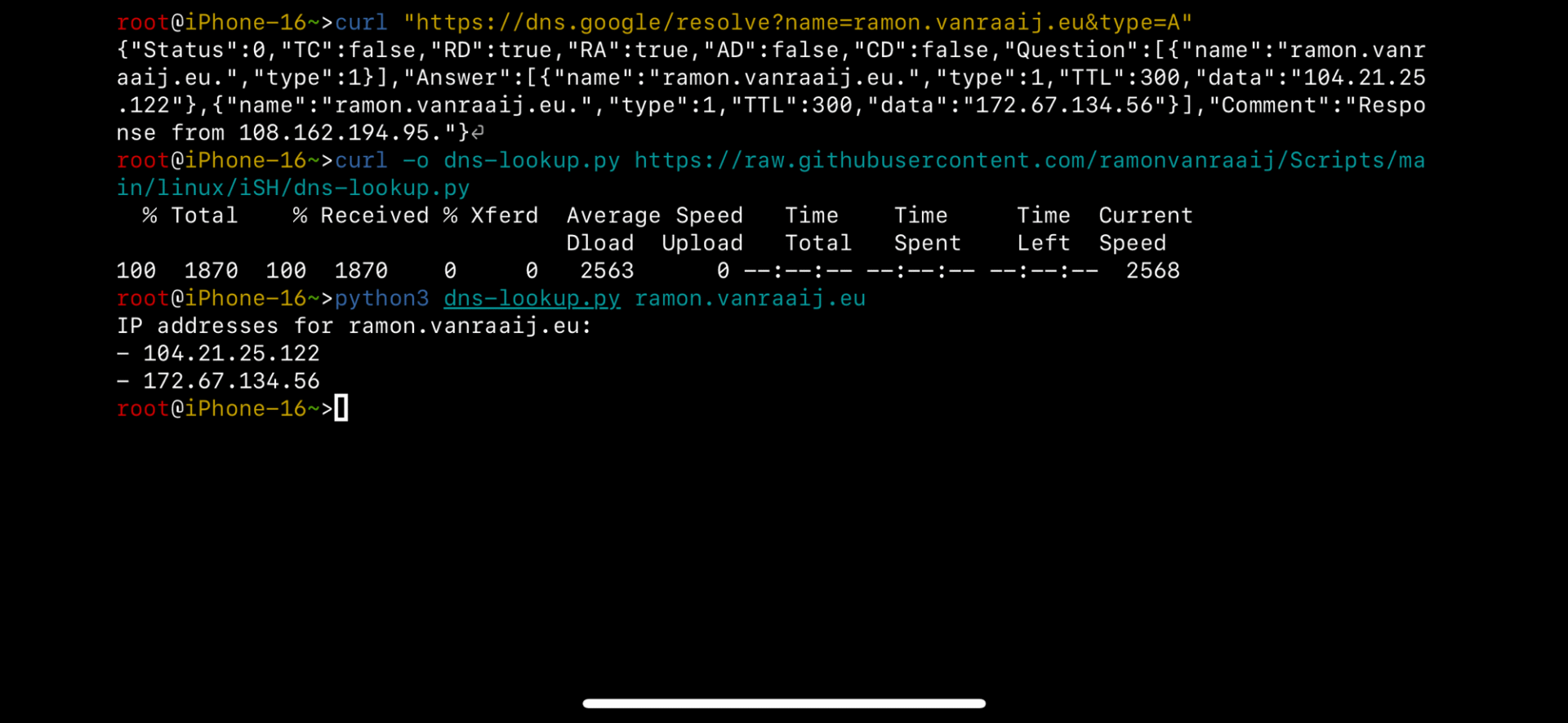 Linux on iPhone: The Best free SSH client for iOS (and more) - Rámon van Raaij